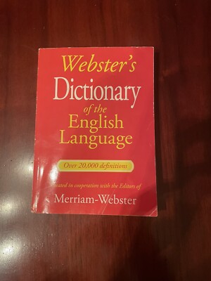 Webster's Dictionary of the English Language 20000+ definitions Merriam ...