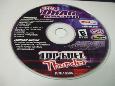 NHRA Drag Racing - Top Fuel Thunder (PC, 2003) - Disc Only!!! | eBay