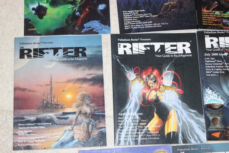 Lot of 15 The Rifter Palladium Books Your Guide to the Megaverse RPG | eBay