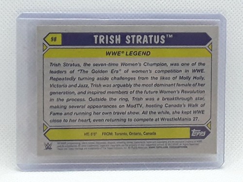 Trish Stratus 2017 Topps Heritage WWE Wrestling - #98 - (1987 Baseball ...