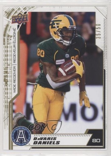 2020 Upper Deck CFL Gold /50 Davaris Daniels #101 | eBay