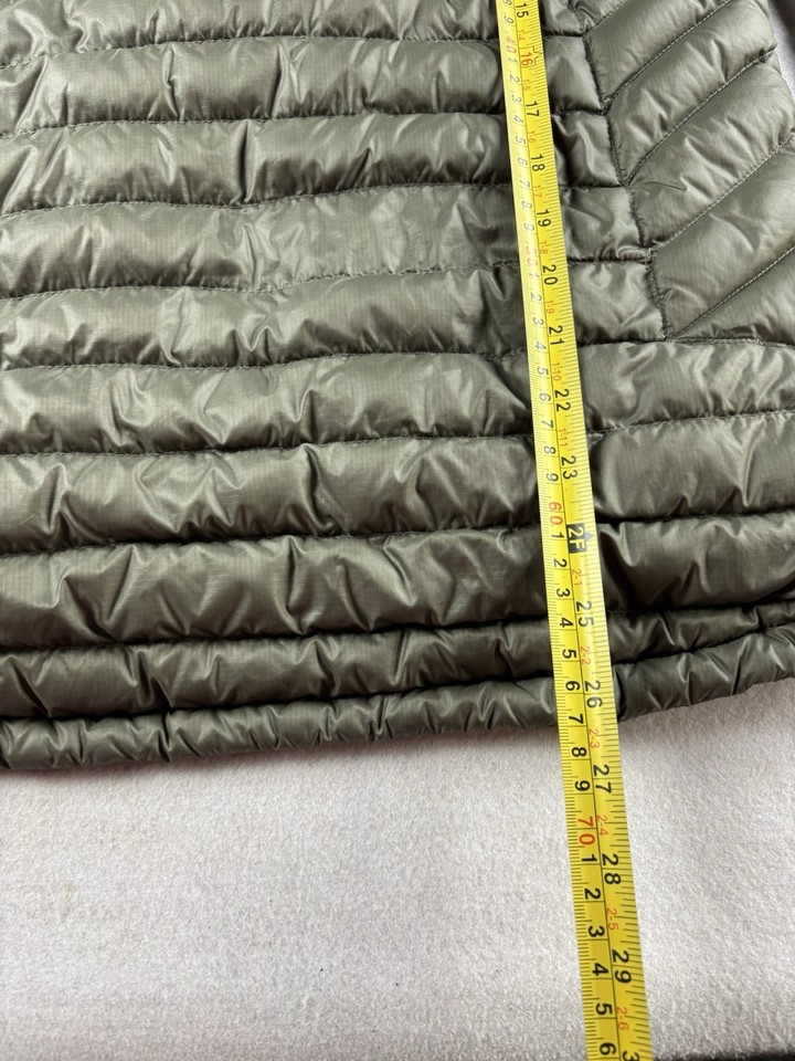 RAB Down Jacket Womens UK 14 Brown Microlight Down Fill Puffer Pertex ...