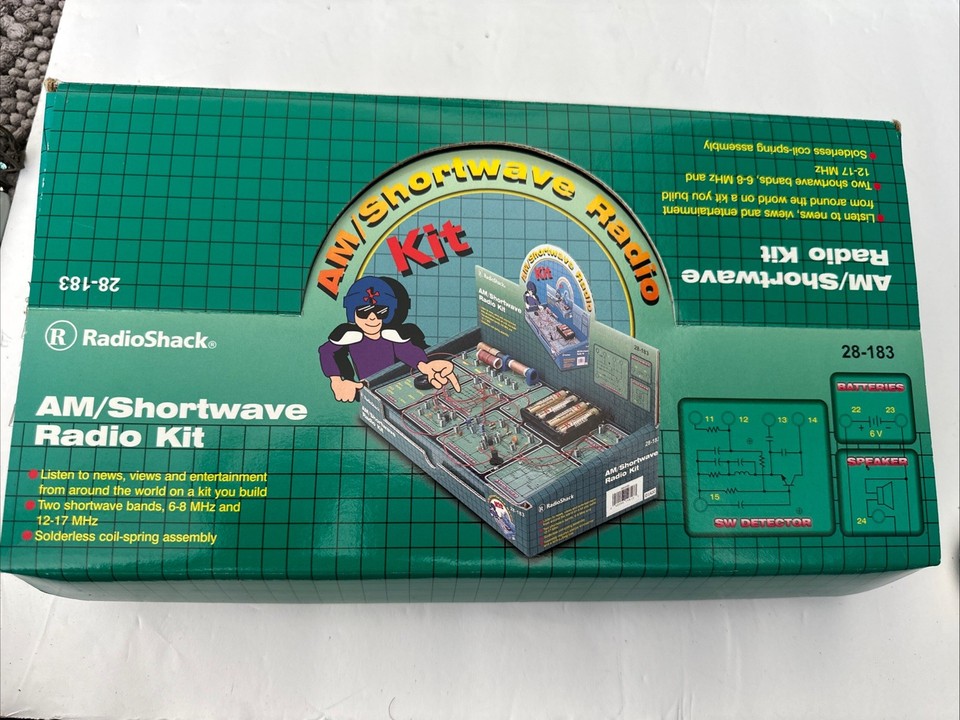 New Radio Shack AM Shortwave Radio Kit 28-183 Vintage | eBay