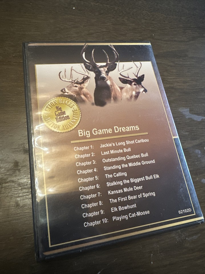 BUCKMASTERS ACTION BUCKS Big Game Dreams Big Game Edition | eBay
