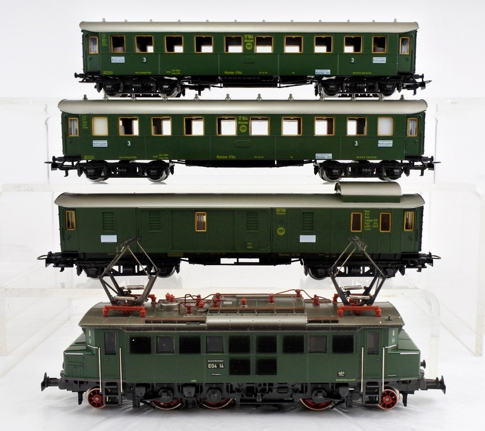 MARKLIN HO SCALE 2850 ANALOG 1993 DR E04 ELECTRIC ENGINE WITH 3 ...