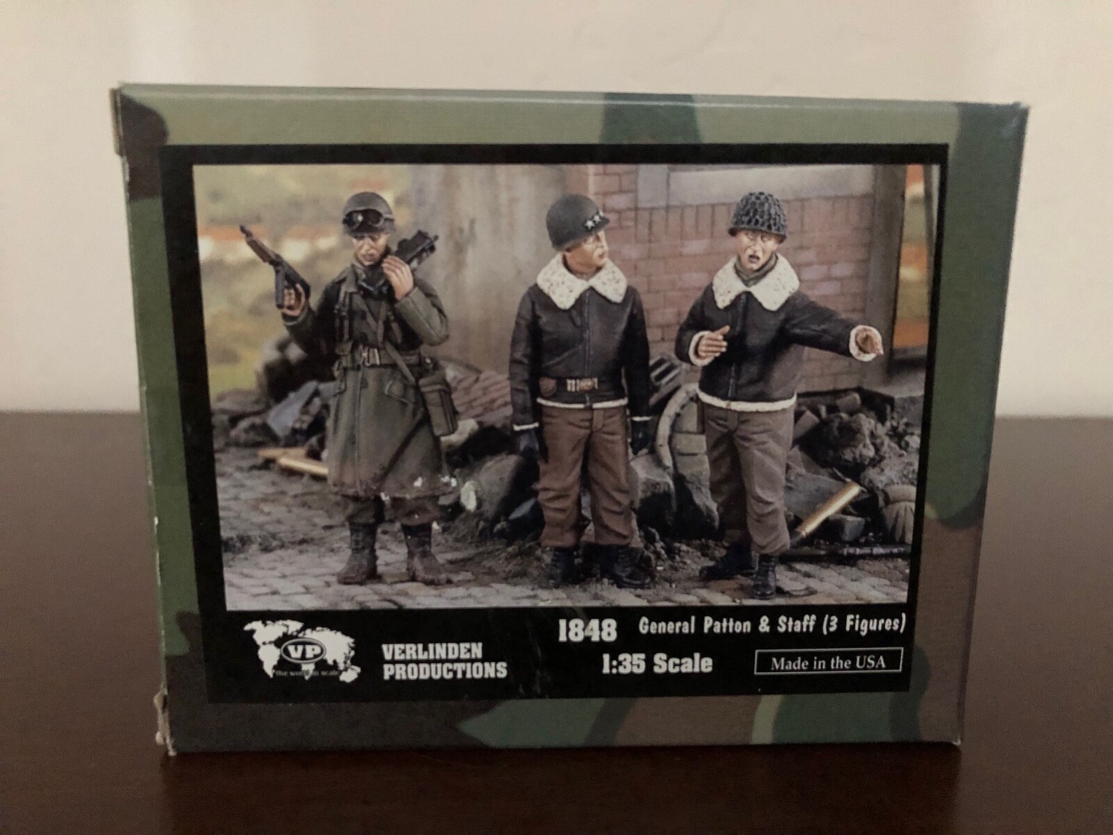 Verlinden 1/35 General George S. Patton and Staff WWII (3 Figures ...