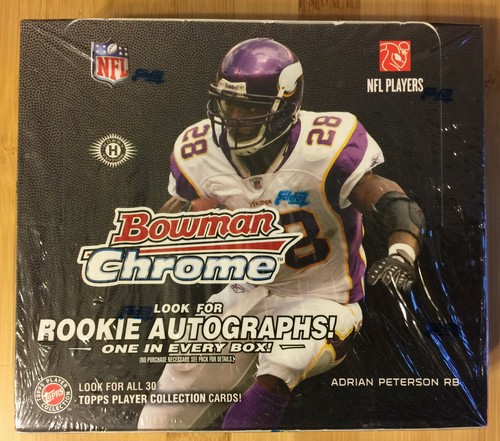 Bowman Chrome 2008 NFL Football Cards Hobby Box Factory Sealed | eBay