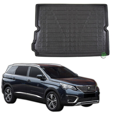 Boot Tray Liner Car Mat Heavy Duty for Peugeot 5008 Mk2 2017-2024 5 ...
