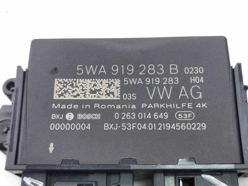 Audi A3 8Y 2021 PDC Parking Sensor Control Module 5WA919283B AMD90117 ...