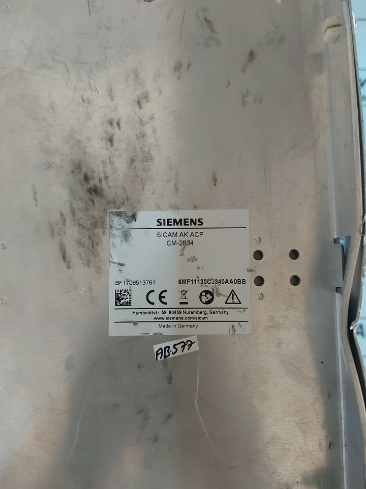 SIEMENS 6MF11130CJ340AA0BB SICAM AK 1703 ACP | eBay