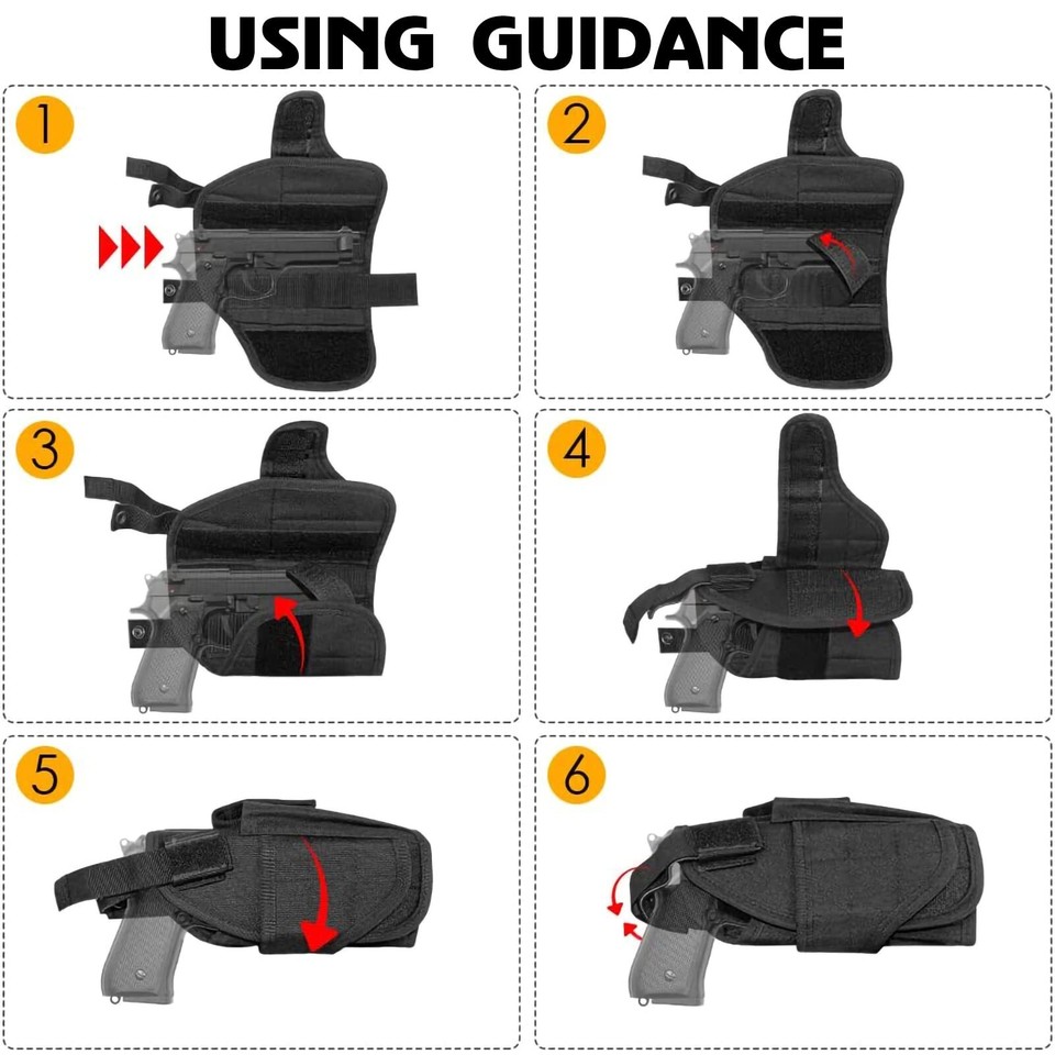 Tactical Adjustable Pistol/Gun Drop Leg Thigh Holster Magazine Pouch ...