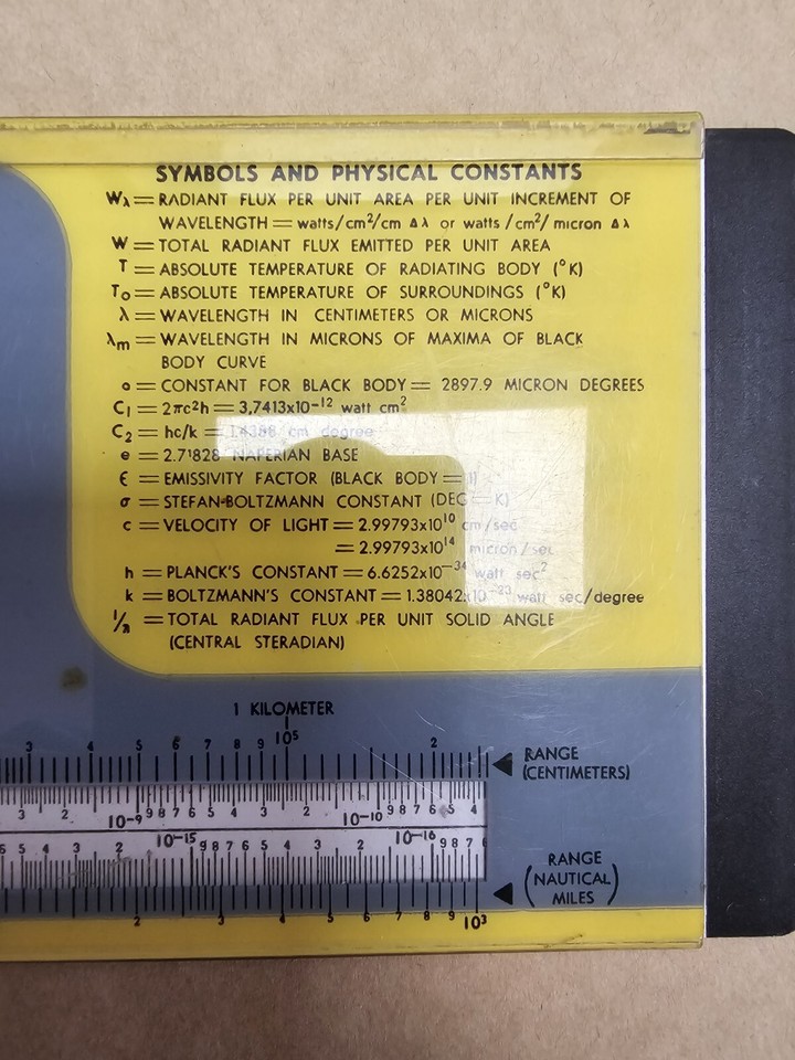 Vintage General Electric Radiation Calculator Slide Rule | eBay