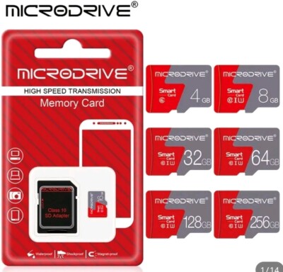 Microdrive SD Memory Card With Adapter High Speed Class 10 64GB | eBay UK