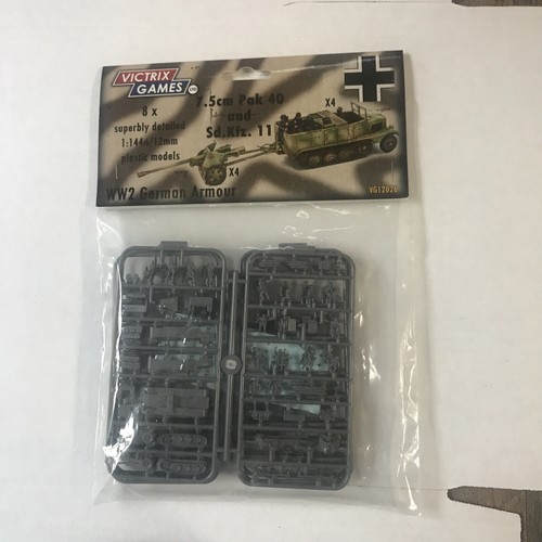 Victrix Games PAK 40 + SD.KFZ.11 WW2 German Armour Anti-Tank Vehicle ...