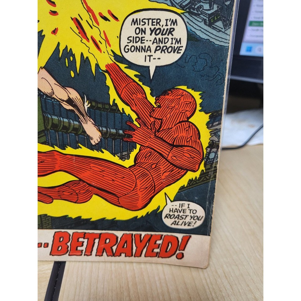 Sub-Mariner #44 (1971) Vs. The Human Torch - Tiger Shark/Llyra VG Gil ...