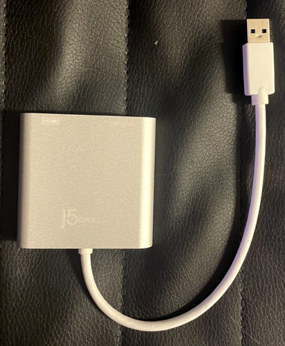j5create USB to HDMI Adapter - Dual HDMI USB 3.0 Multi-Monitor Cable ...