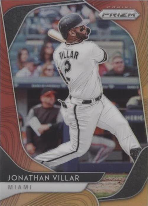 2020 Panini Prizm - Tier III Jonathan Villar #202 Red Orange Prizm for ...