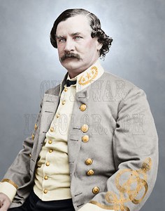 General Benjamin F. Cheatham Confederate Color Tinted Photo Civil War ...