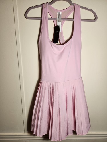 Fabletics New With Tags Hot Shot Pleated Active Dress Size Medium Pink ...