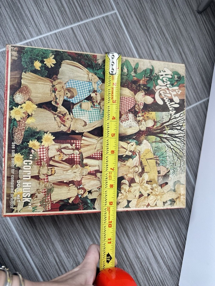 Vtg Corn Husk Doll Kit Hazels Kaboodles HK-35 Materials & Book 1970's ...