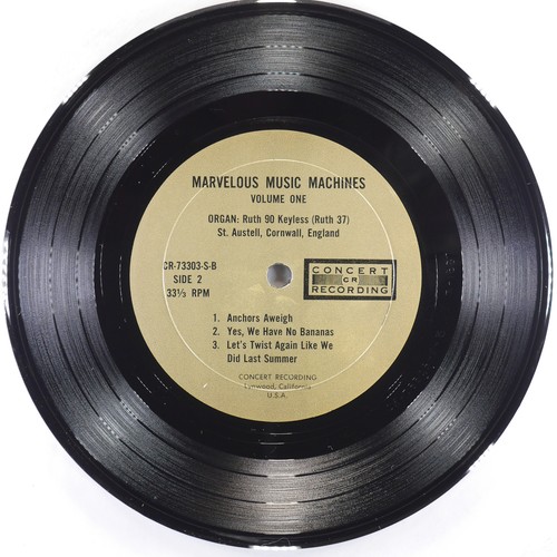WURLITZER ORGAN Marvelous Music Machines Vol. One CONCERT REC CR-73303 ...