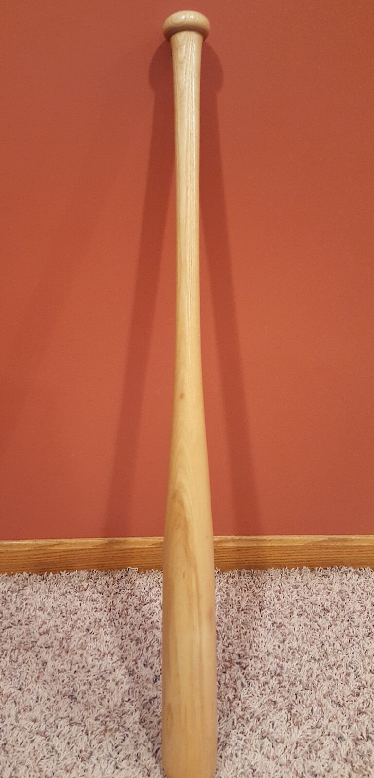 Vintage Budweiser Wood Carved Baseball Bat Bar Display 35" | eBay