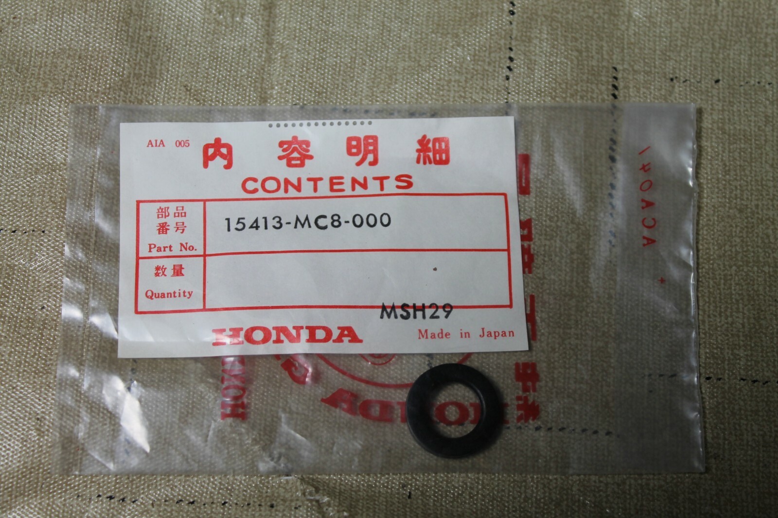 Honda NOS Rubber Filter 15413-MC8-000 | eBay