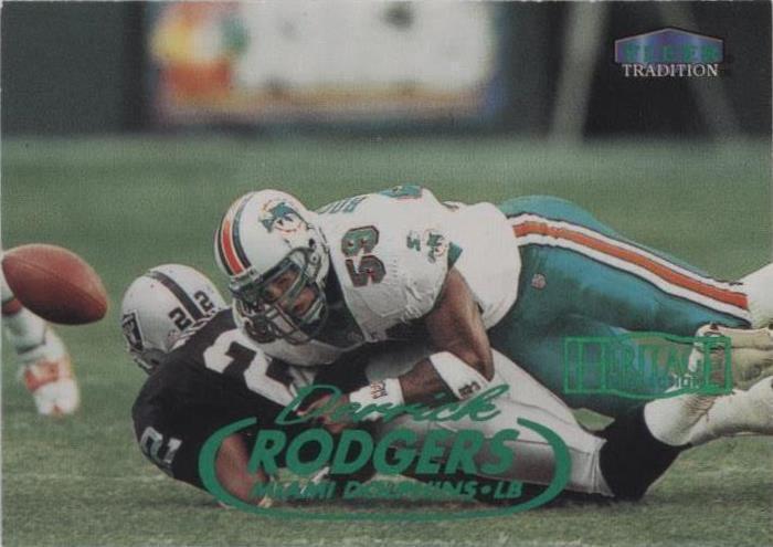 1998 Fleer Tradition - Heritage Collection Derrick Rodgers #182H /125 ...
