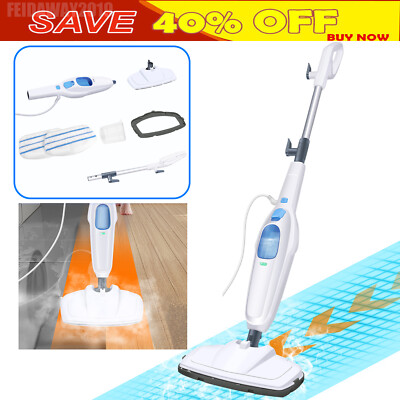 4500W Steam Mop 10 in 1 Hot Cleaner Floor Carpet Window Washer Hand ...