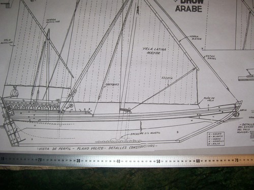 ARABE DHOW ship plan | eBay