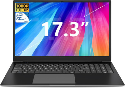 SGIN M17 17.3" LAPTOP WITH CELERON PROCESSOR, 8GB RAM, 512GB ROM | eBay UK