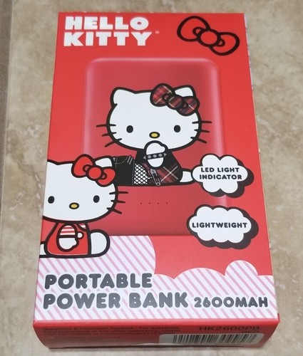 Sanrio Hello Kitty 2600 Mah Portable Battery Power Bank Charger (Red ...