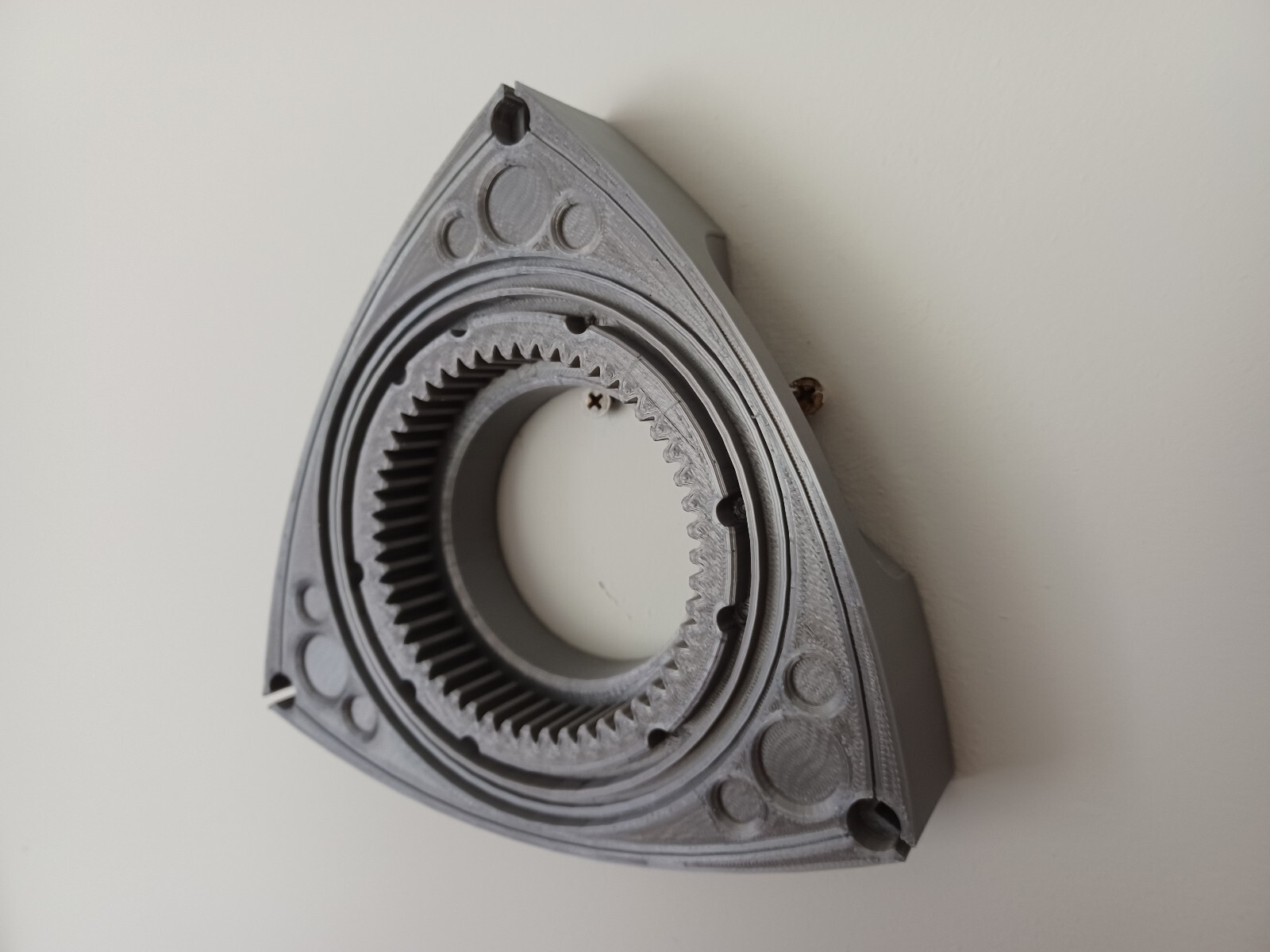 Rotary Engine Rotor, Gray, 3D Wall Art - Life Size! Wankel, Mazda 13B ...