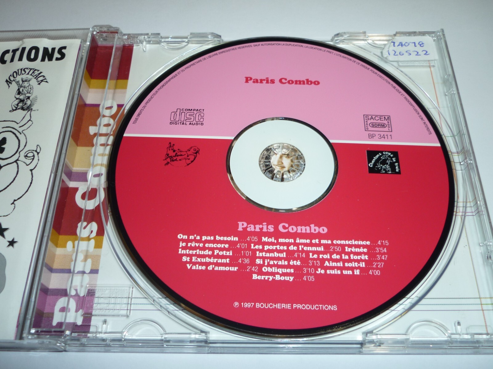 PARIS COMBO (15 TRACKS, CD, 1997) | eBay
