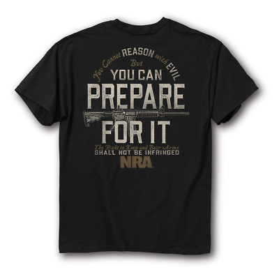 New NRA PREPARE FOR IT T SHIRT OFFICIALLY LICENSED NRA SHIRT | eBay