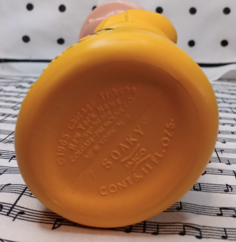 Vintage Colgate Soaky Character Plastic Bottle Dick Tracy 1965 | eBay