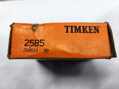 2585 TAPERED ROLLER BEARING ONLY NEW TIMKEN CANADA BOX PACK CONE ONLY ...