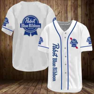 Pabst Blue Ribbon Baseball Jersey, Beer Lover’s Shirt, Perfect Father’s ...