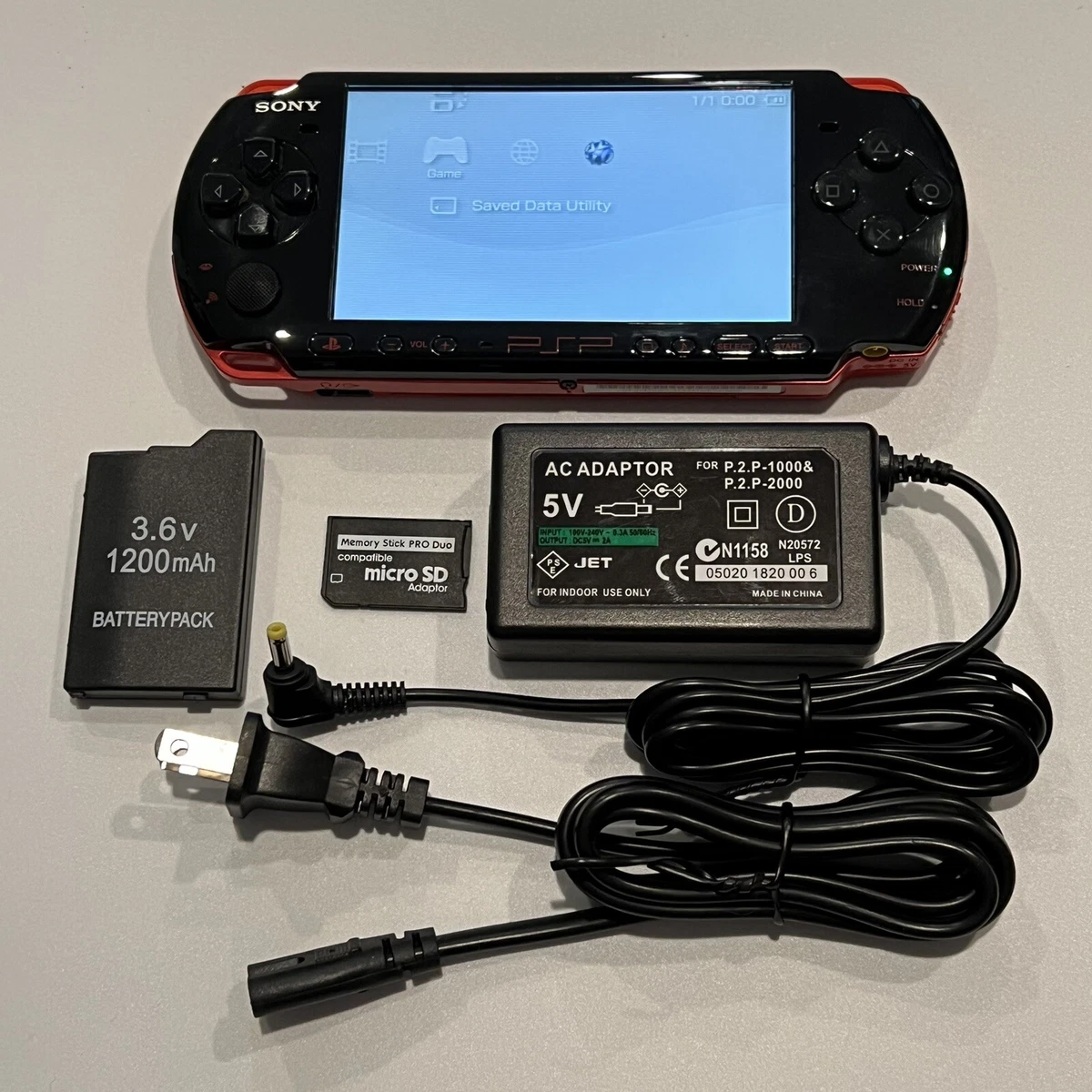 Red And Black Psp