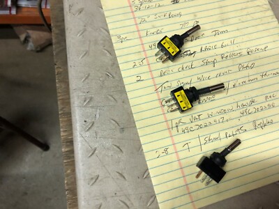 street rod hot rod blue lighted led toggle switches set of 3 | eBay