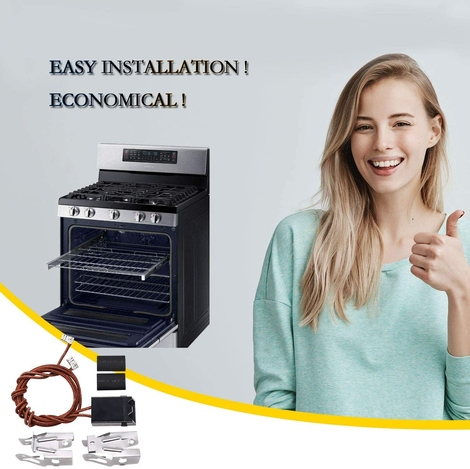 WB17T10006 Terminal Block Kit for Range Surface Burner Compatible GE ...