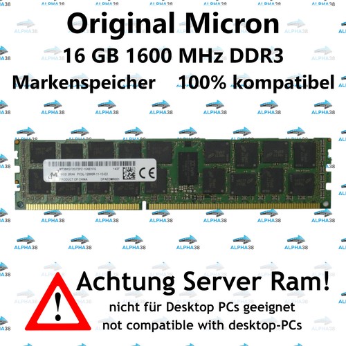 16GB ECC Reg DDR3-1600 HP Storeeasy 1640 Rdimm Storage Server Memory | eBay