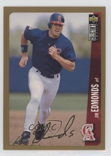 1996 Upper Deck Collector's Choice Gold Signature Jim Edmonds #71 | eBay