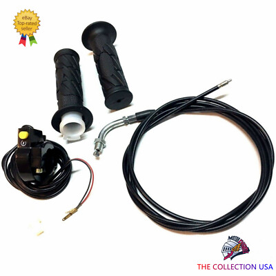 Complete Throttle Assembly 43cc 49cc 2-stroke Cateye Pocket Bike Mini ...