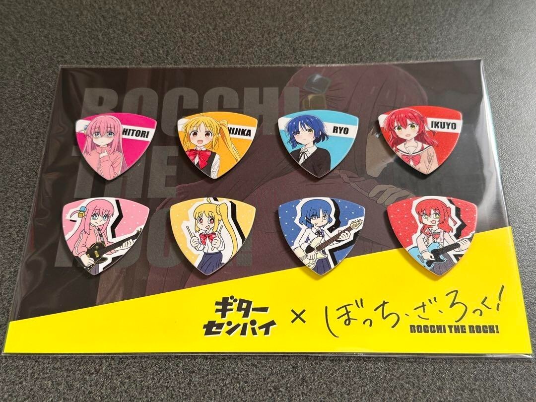 Bocchi The Rock Guitar Pick Complete Set Shimamura Music Japan Limited ...