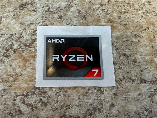 AMD Ryzen 7 Sticker Series New Badge | eBay