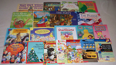 Lot 20 Assorted Children's Reading Books Early Beginner Reader Teacher ...