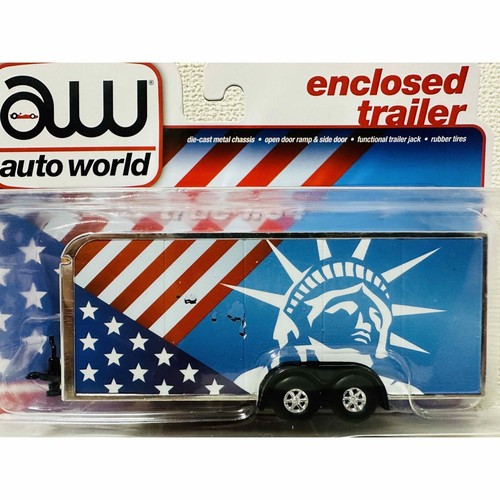 Aw Auto World/Enclosed Trailer 1/64 Discontinued | eBay