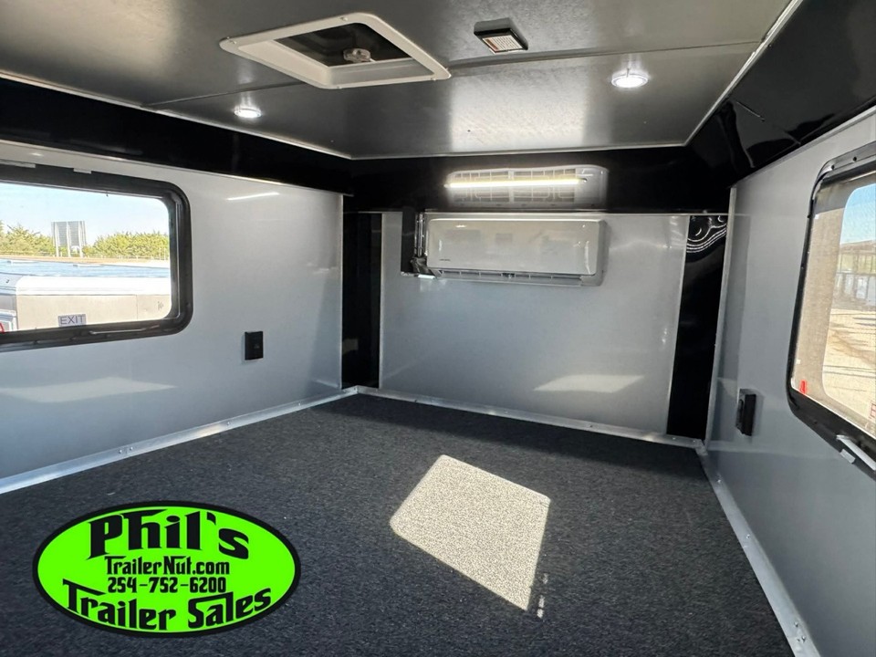 Continental Cargo NEW 85X44 ENCLOSED CAR RACE TRAILER BATHROOM CAR ...