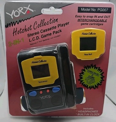 Yorx Walkman Video Game Console Tape Player Pg007 hotshot RARE VINTAGE ...